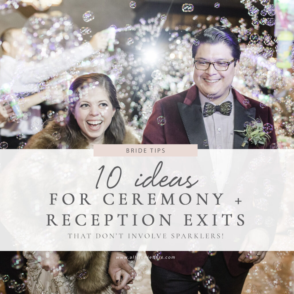 10 Wedding Exit Ideas (That Don't Involve Sparklers)
